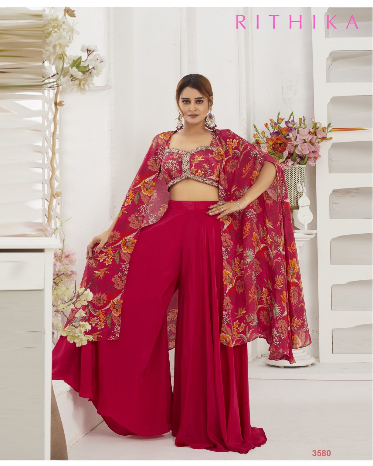 PINK INDO WESTERN - Rithika Suites